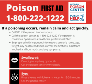 Poison First Aid Poster (Downloadable) – GPC Training Platform